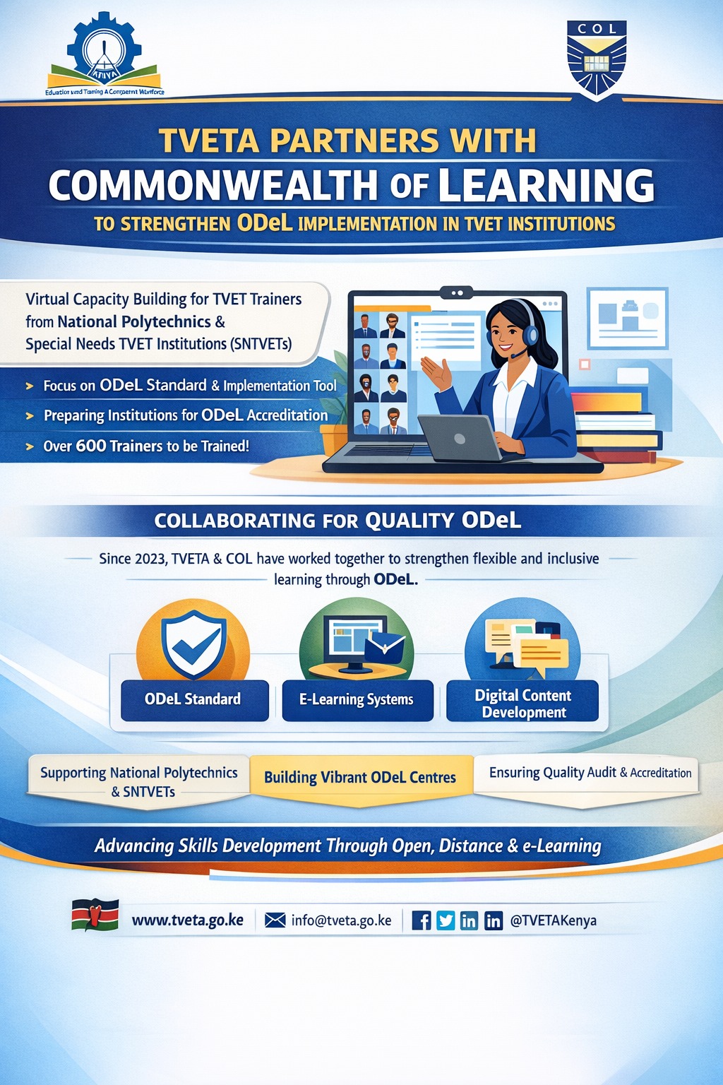 TVETA Partners with Commonwealth of Learning to Kick off Training to ...